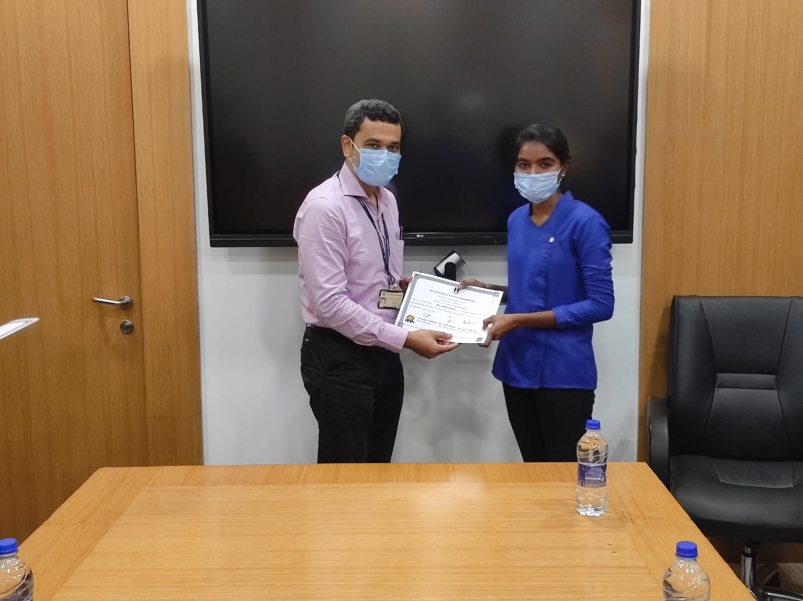 Employee Engagement Program - Few being awarded for their stupendous ...